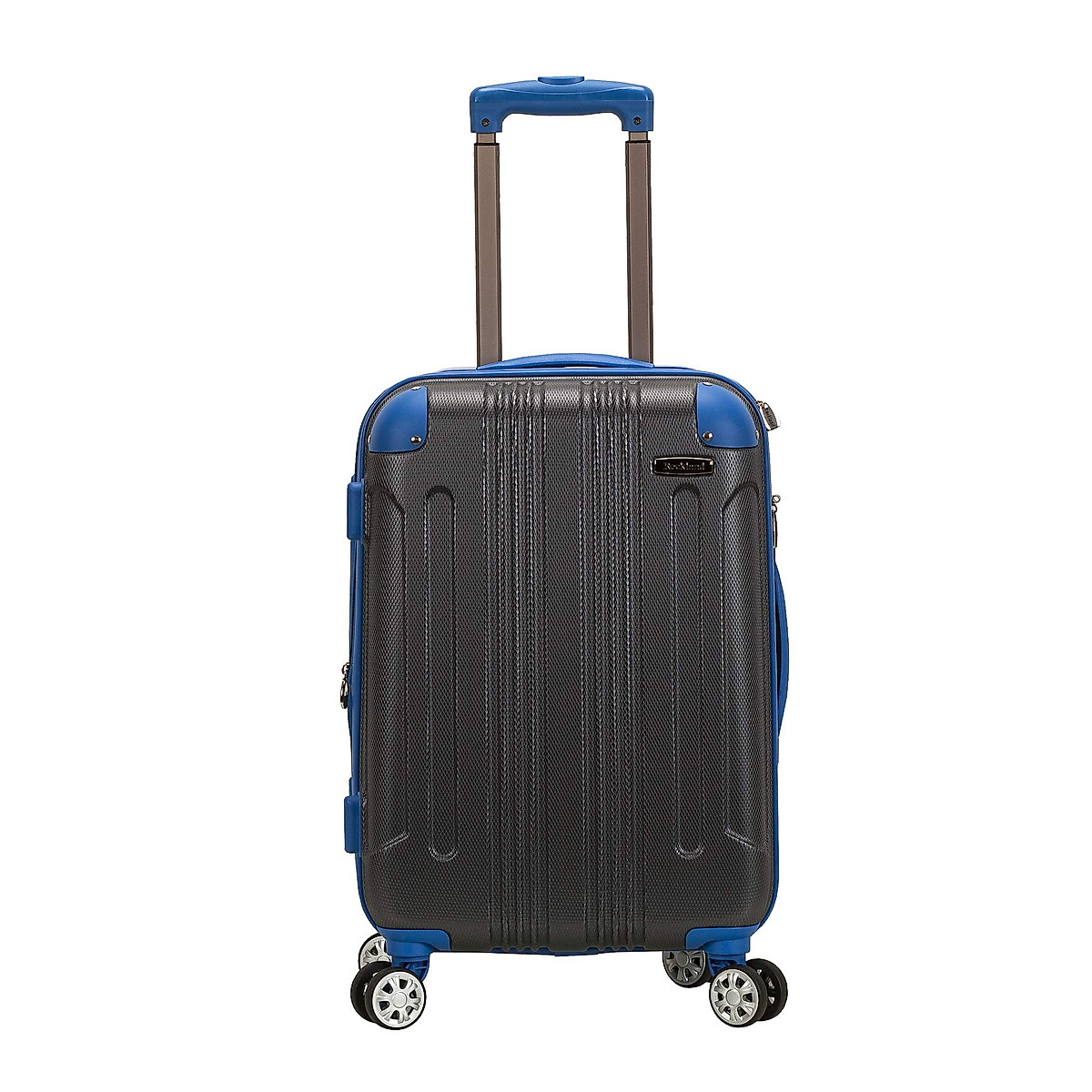 Rockland London Hardside Expandable Luggage with Spinner Wheels, Grey, Carry-On 20-Inch
