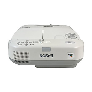 Epson PowerLite 580 3LCD Projector 3200 Lumens HD HDMI Ultra Short Throw Bundle Remote Control, Power Cable, HDMI Cable