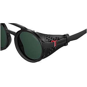 Carrera unisex adult Carrera 5046/S Sunglasses, Black/Green, 49mm 24mm US