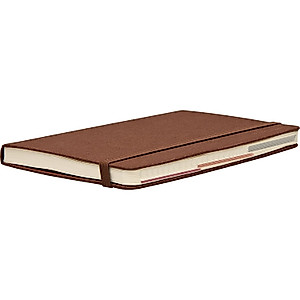 Moleskine Voyageur Notebook, Hard Cover, Medium (4.5" x 7") Nutmeg Brown
