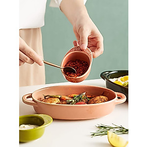 yaocoral 3 Pack 3 oz Mini Ceramic Dipping Sauce Bowls,Soy Sauce Dish,Small Dipping Bowls for Soy,Side Dish,ketchup,Sushi,BBQ,Condiment,Hats Shape,Stackable,Freezer Microwave Safe