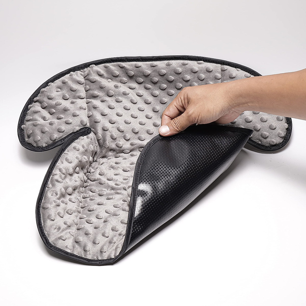 Piddle Pad Car Seat Protector, Waterproof Potty Training Seat Saver Pads for Infants Baby and Toddlers, Machine Wash and Dry（Grey)