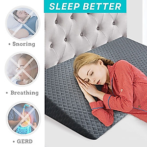 MeMoreCool Mattress Wedge Lifter, Wedge Bed, Mattress Riser, Bed Wedge Under Mattress, Bed Wedge Acid Reflux, Queen Bed Wedge, Mattress Elevator Wedge