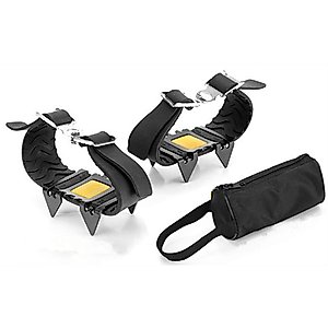 Toasis Ice Claws Snow Grips Spikes Crampons Traction Cleats for Shoes Boots