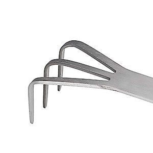 GLOGLOW Root Spatula, Bonsai Rake, Stainless Steel Bonsai Beginner Accessory for Bonsai Bonsai Tool Plant Pot