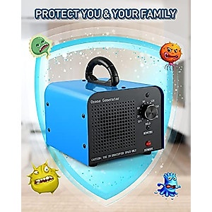 ECNLAN 0zone Generator, 30000mg/h 0zone Machine Ionizer for Home/Basement/Smoke/Pet Room