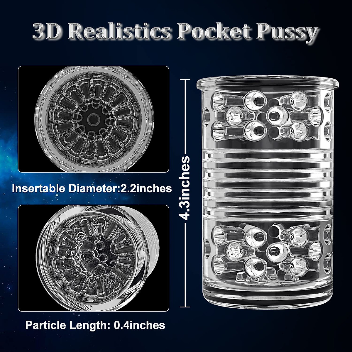 Automatic Male Masturbator Sex Toys for Men with 7 Thrusting & Roating Modes Male Sex Toys 3D Realistic Textured Sleeve Male Masterburbater Men's Vibrating Sex Machine Adult Sex Toys & Games Black