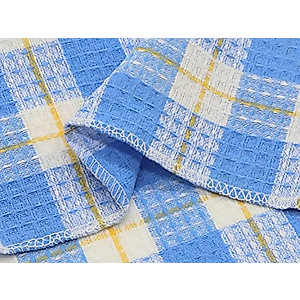 Mia'sDream Cotton Rags Terry Dish Cloths Dish Rags for Cleaning, Absorbent Cleaning Rags Lint Free Cleaning Cloths Pack of 8, 13inch x 13inch Multi Colors