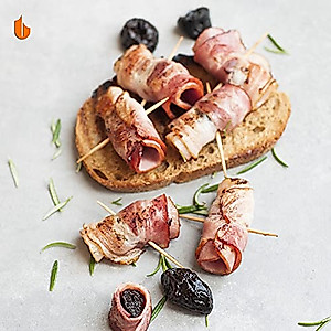 Urbanstrive Sturdy Safe Toothpick Holder with 800 Natural Wood Toothpicks for Teeth Cleaning, Unique Home Design Decoration, Unusual Gift, 2 Pack, Green