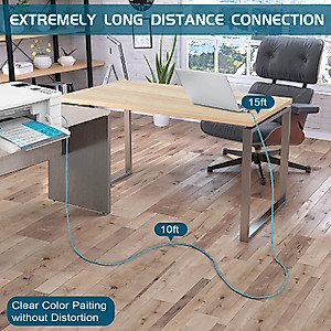 GOSYSONG USB C Printer Cable 20ft, High Speed USB C to USB B Printer Cord Compatible with Printer, Scanner, Fax, Midi Keyboard