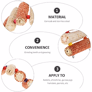 Mipcase Hamster Toy Decorative Bunny Plaything Decorative Chinchilla Toy Bunny Supply Bunny Toy Hamster Accessory Decorative Hamster Plaything Wear-Resistant Chinchilla Plaything