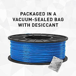 ABS 3D Filament 1.75mm Diameter - No Tangle, No Clogging & Good Impact Resistance - Sea Blue -1kg