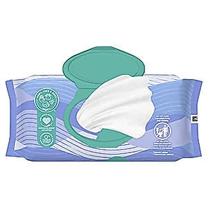 Baby Wipes, Pampers Expressisons Botanical Rain Scented, 1X Pop-Top Pack, 56 Count
