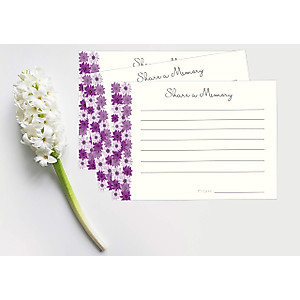 Elcer 30 Share a memory cards for Celebration of life Funeral Sympathy memorial acknowledgment or birthday