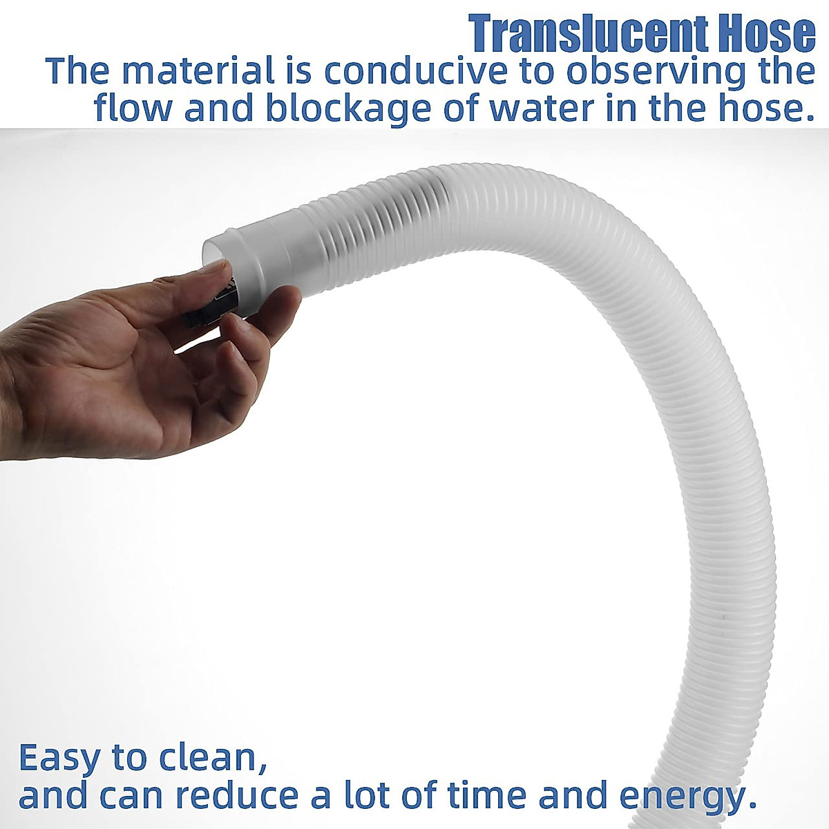 1.5 inch x 3ft Pool Skimmer Hose Replacement for Intex Above Ground Pool Skimmer Pump Transfer Hose Part # 10531 25016