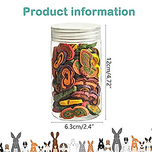 X-pet Rabbit Chew Toys and Chinchilla Treats, 150g Natural Timothy Grass Molar Treats Suitable for Guinea Pig Hamster Bunny Chinchilla Gerbil Squirrel