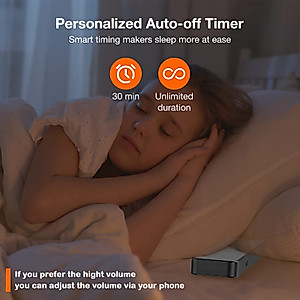 Lopuion Bluetooth Pillow Speaker for Sleeping, Mini Bone Conduction Pillow Speaker with Stereo Bass, Bluetooth Sleep Headphones for Deep Sleeping, Portable Pillow Speaker with Volume Control-Gray