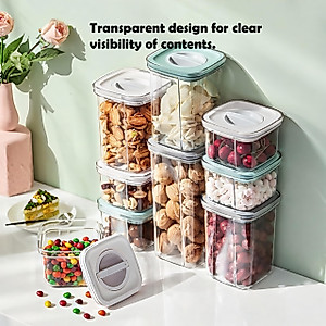 EleganceEssentials Container Set, Canisters Sets for the Kitchen, Flour Sugar Storage Containers, Airtight Food Storage Containers, Food Storage Containers with Lids Airtight (Gray, 6-Piece)