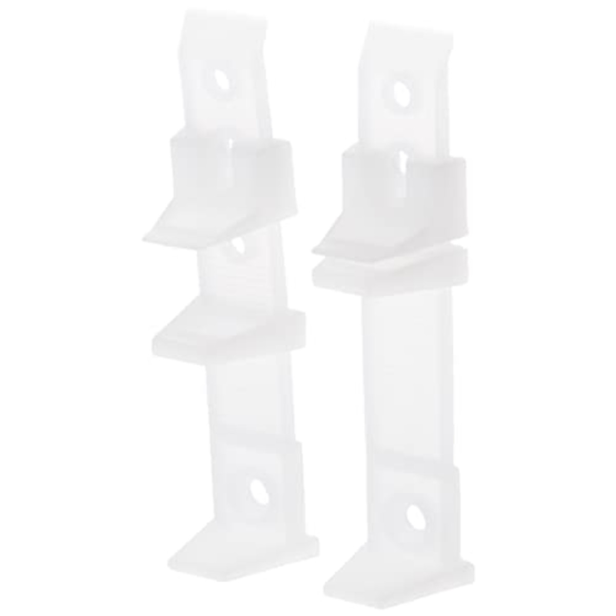 Prime-Line N 6564 Self-Adjusting By-Pass Door Bottom Guide (2 Pack)