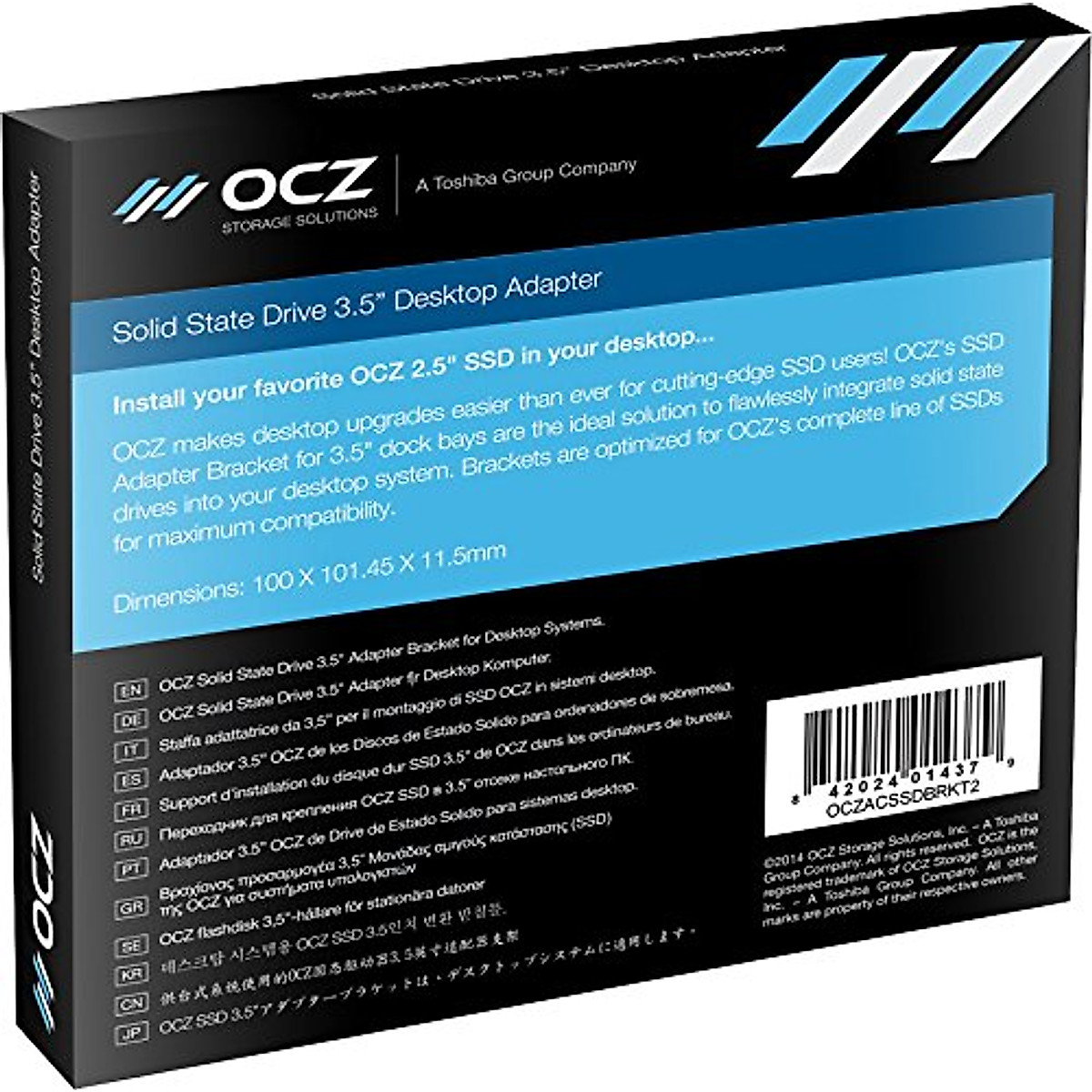 OCZ Solid State Drive 3.5-Inch Adaptor Bracket 2 OCZACSSDBRKT2