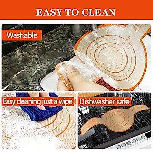 UBeesize Thickened Silicone Bread Sling, Reusable Sourdough Bread Baking Mat For Dutch Oven 2-8 Qrt, Non-Stick, Easy To Clean, With Extra Long Handles Bread Baking Sheet Liner