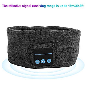 Headband 5.0 Control Panel Wireless Music Sports Soft Sleeping Headbands