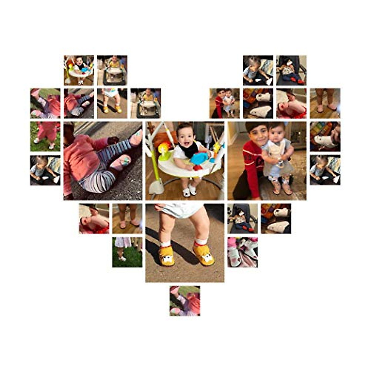 HsdsBebe Baby Boys Girls Pu Leather Hard Bottom Walking Sneakers Toddler Rubber Sole First Walkers Infant Cartoon Slippers Crib Shoes, Giraffe/Pink, 12-18 Months Toddler