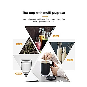 CEREMONY Ceramic Tea Mug,Tea Infuser Mug with Wood Handle,Tea Cup with Infuser and Lid for Loose Leaf Tea 13.5oz Green