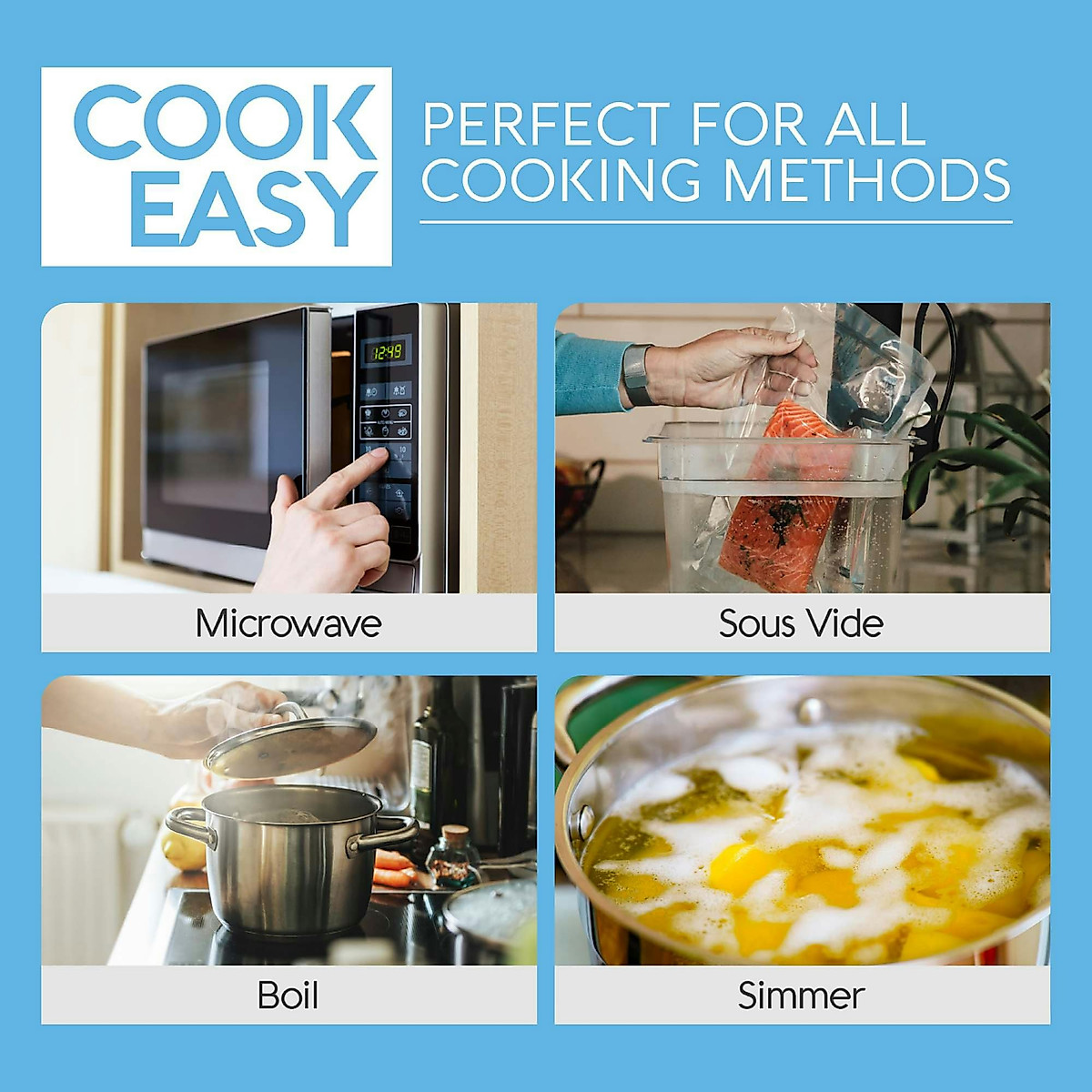 Avid Armor – Chamber Machine Pouches 3.5mil, Pre-Cut Chamber Vacuum Sealer Bags, Heavy Duty Seal Pouch, BPA-Free Chamber Sealer, Assorted Size Pack, 6"x10", 8"x12", 10"x13" - Pack of 300