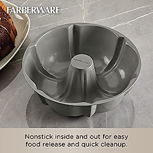 Farberware Specialty Bakeware Nonstick Baking Set for Pressure Cooker or in The Oven, 4 Piece, Gray