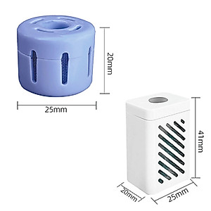 2PCS Sweeper Silver Ion Module Replacement for Dreame X40 Ultra completo/L20 Ultra completo/L10s Pro Ultra Heat/X10 /S10/W10S/S20/X20 Series Cleaning Vacuum Cleaner Spare Parts, 1 White 1 Blue