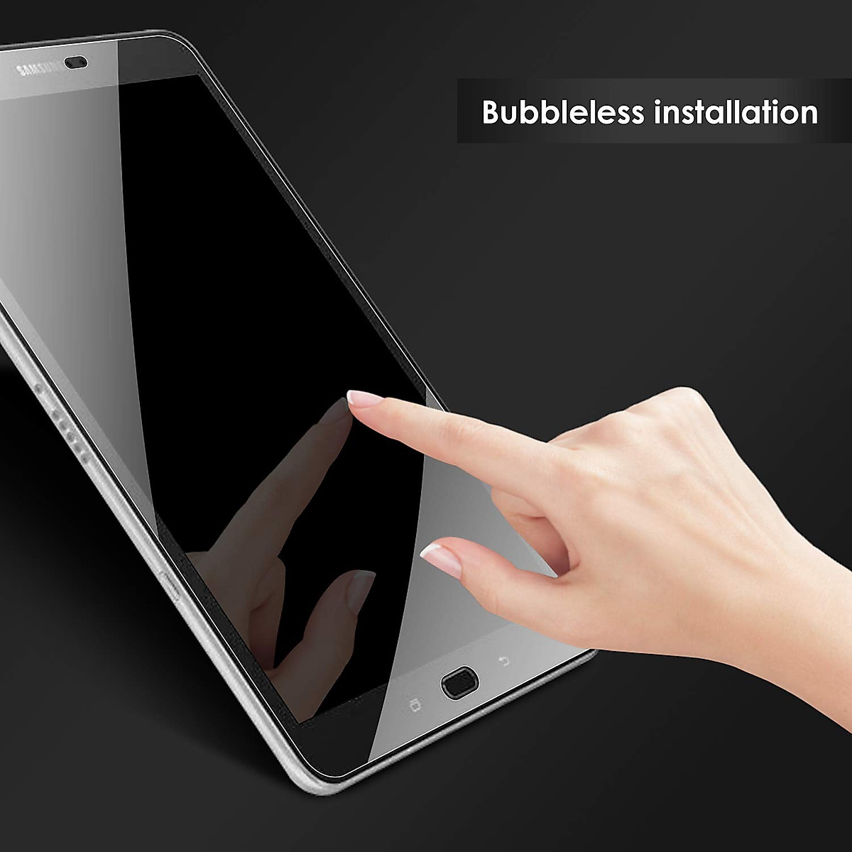 DETUOSI [2-PACK Screen Protector for Samsung Galaxy Tab S2 9.7" 2015 (SM-T810/ T813/ T817T/ T817V), Ultra-Clear/Case Friendly/Touch Sensitive/Anti-Scratch Mica Galaxy Tab S2 9.7" Tempered Glass