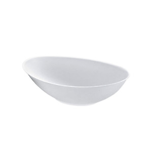 PacknWood 210BCHIC750Heavy-Duty Bowl Bio n’ Chic Oval Sugarcane Bowl Made by 100% Sugarcane fibers - 24 oz - 8.6 x 5.5-250 per case - Compostable and Biodegradable