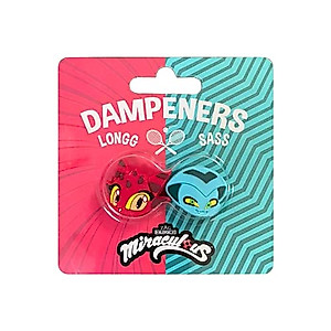 ZAG STORE - Miraculous Ladybug -Tennis Racket Dampeners Tikki & Plagg