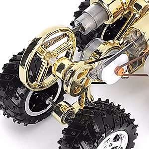 Hot Air Stirling Engine Car Engineer Generator Model Science Experiment Physical Car Toy STEM Early Educational Toy for Kids Adults Learning
