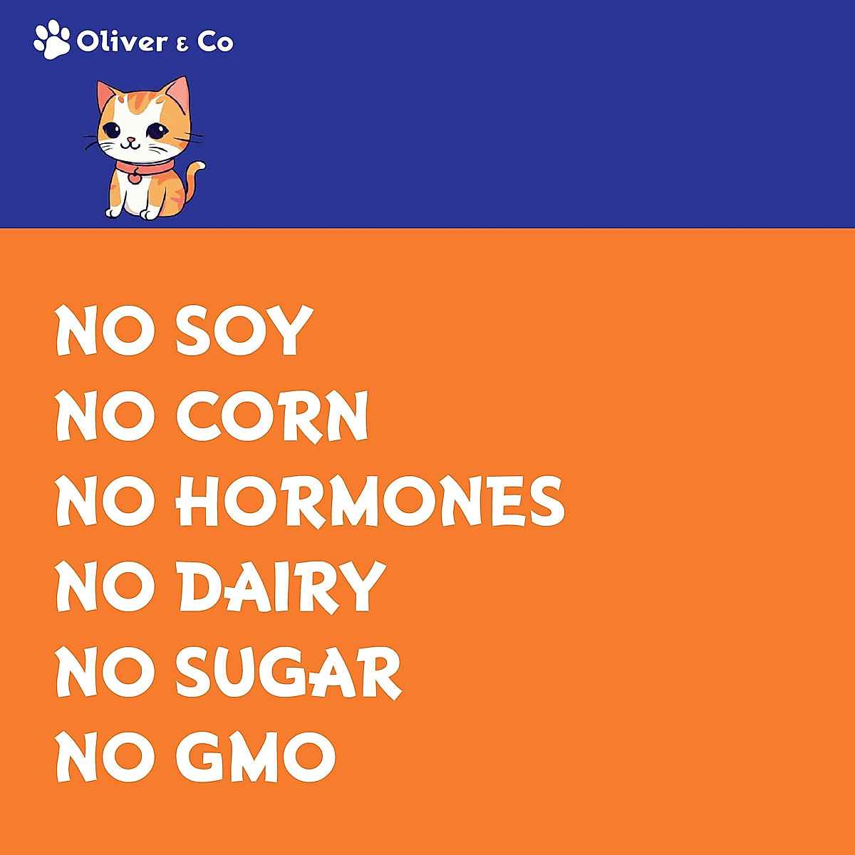 Oliver & Co. Cat Constipation Relief - Cat Laxative - Cat Constipation - Constipation Relief for Cats -Constipation Relief for Cat - Cat Laxative Constipation Relief - 1 fl oz - Roast Chicken Flavor