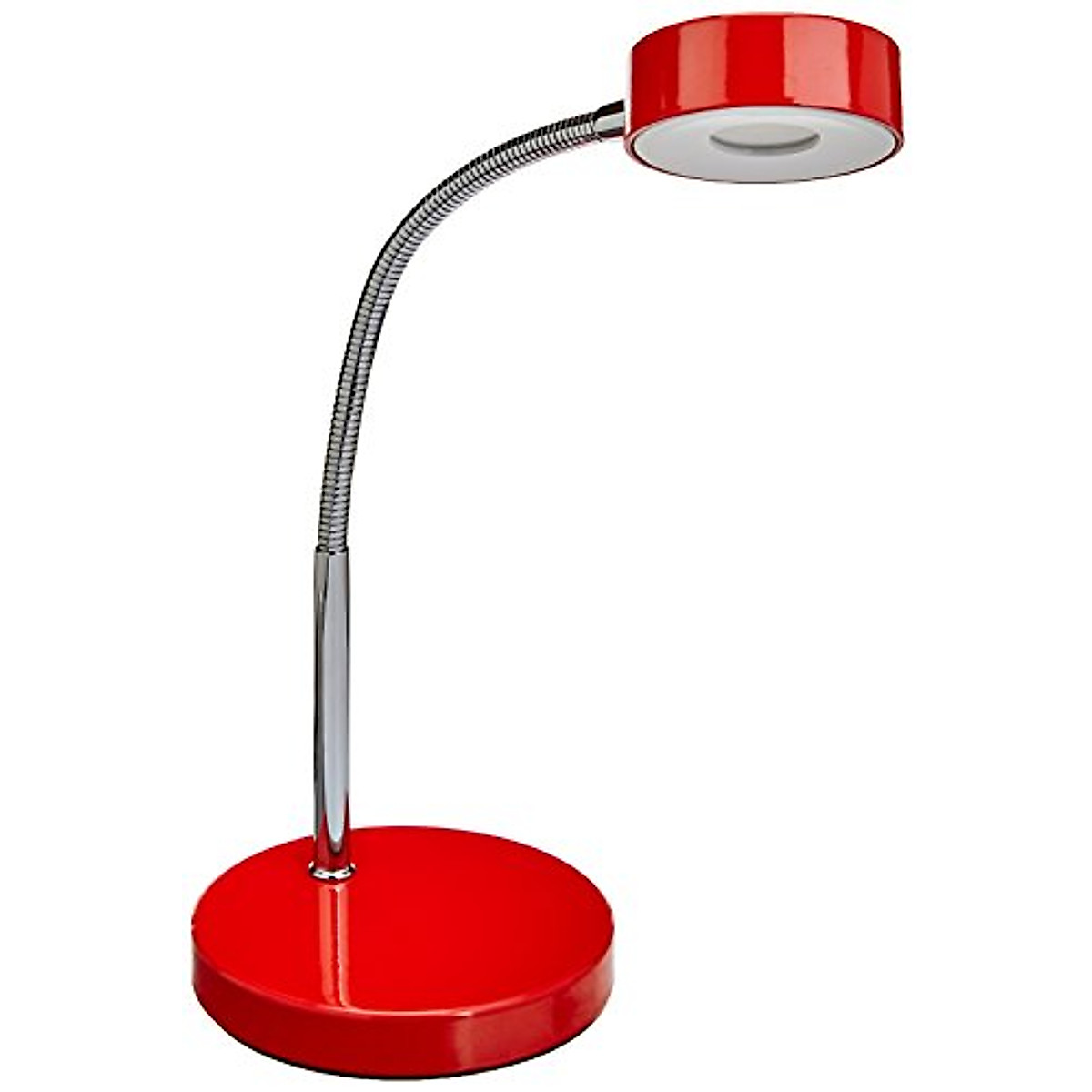 Globe Electric Company 12644 LED Desk Lamp, 52.4" x 5" x 15.75", Red