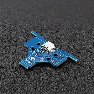 Create idea 2Set USB Charging Port Socket Board JDS-001 Compatible with PS4 V1 Wireless Controller with 14Pin Ribbon Cable