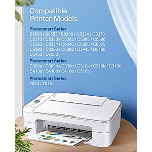 GPC Image Compatible Ink Cartridge Replacement for HP 564XL 564 XL to use with DeskJet 3520 3522 Officejet 4620 Photosmart 5520 6510 7520 7525 (2 Black 1 Cyan 1 Magenta 1 Yellow 1 Photo Black,6-Pack)