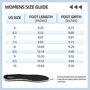 Lamincoa Womens Pickleball Tennis Shoes Lightweight Court Sneakers for Athletic Training Racketball Squash Volleyball White Size 9