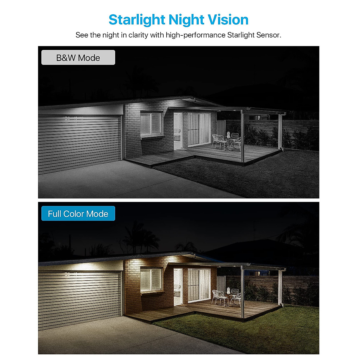 ZOSI ZG1058D 4K 8MP PoE Security IP Camera with Audio Bullet PoE Camera Outdoor with Starlight Night Vision,Human Motion Detection,Smart Light Alarm,IP66 Weatherproof, Only Work 4K PoE NVR