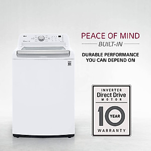 5.0 cu. ft. Mega Capacity Top Load Washer with TurboDrum™ Technology