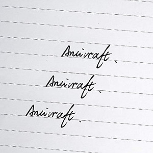 Ancicraft Refill Paper A6 6 Hole 3.75 X 6.75 Inches Lined Creamy White Paper for Loose Leaf Binder Notebook 100 Sheets / 200 Pages