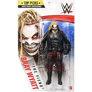 ​WWE Top Picks The Fiend Bray Wyatt Action Figure 6 in Posable Collectible and Gift for Ages 6 Years Old and Up