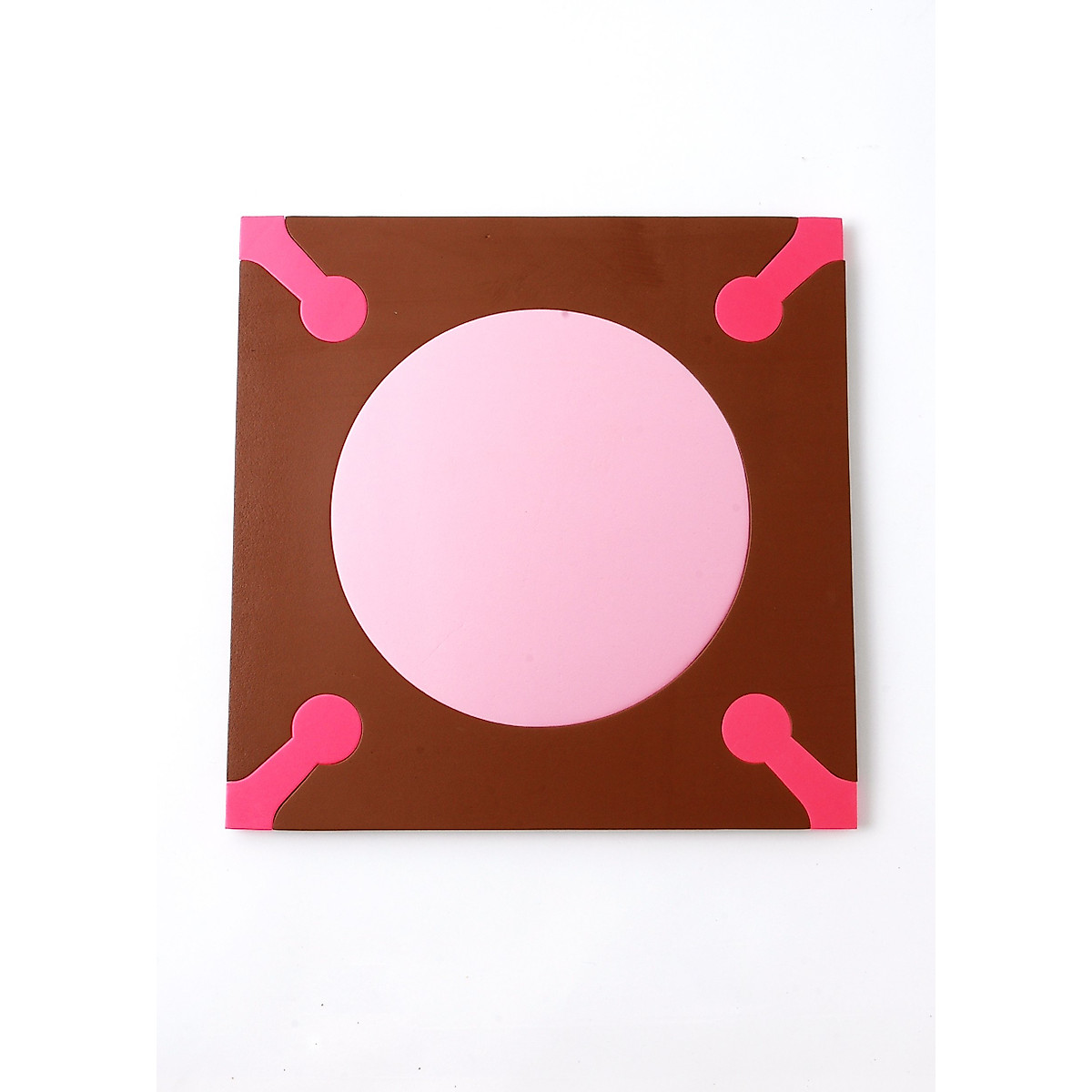 Skip Hop 20 Piece 70"x56" PlaySpot Floor Mat, Pink/Brown (Discontinued by Manufacturer)