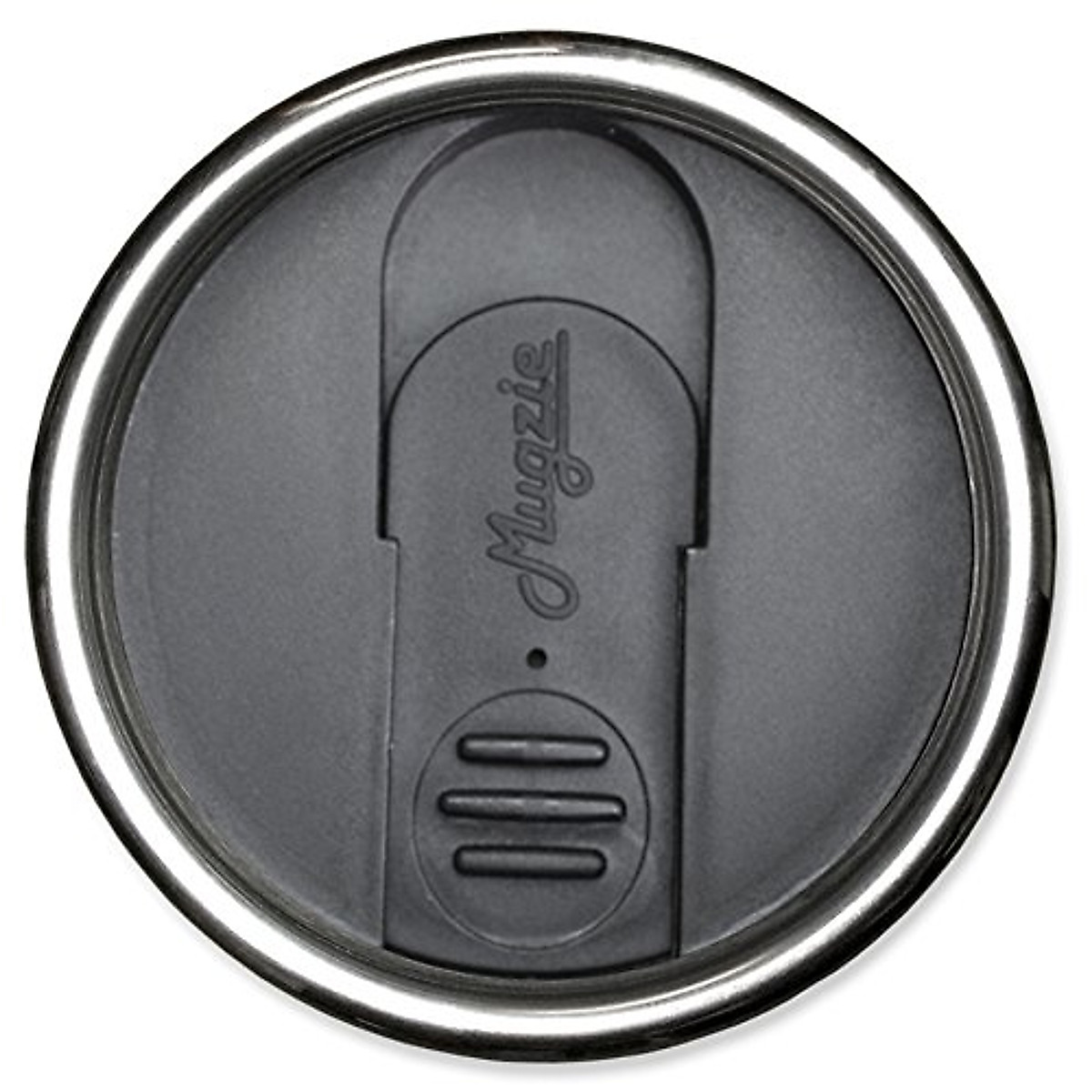 Mugzie Electric Guitars Travel Mug with Insulated Wetsuit Cover, 16 oz, Black