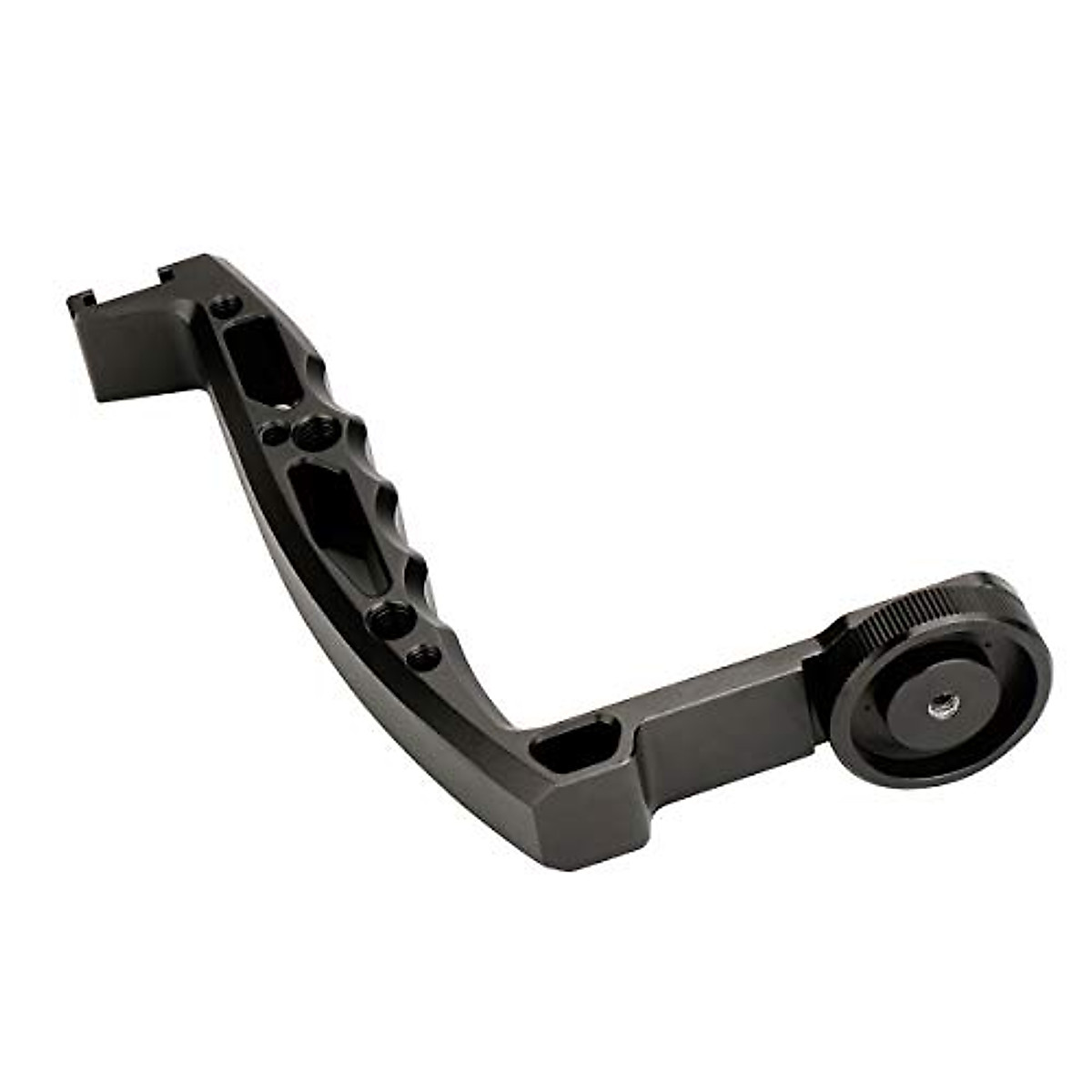 DH03 Handheld Gimbal Grip with Cold Shoe for Mounting Monitors, Microphones, LED Light etc Compatible with DJI Ronin-S, Ronin SC 2, Zhiyun Weebill LAB, Crane 2, Plus, Moza Air Mini Dual Grip