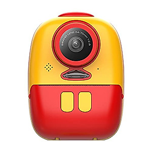 MIANHT Instant Print Digital Camera - Kids Digital Camera, Ink Free Printing 1080P Video Camera, 26MP Digital Camera for Kids, with 32GB SD Card, Color Pens, Print Papers