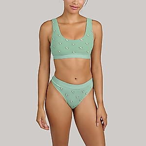 MeUndies – Women’s Stretch Cotton Mid Rise Thong - Comfortable Panties –Amazon Exclusive Fabric