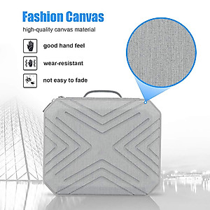 Newooh Carrying Travel Case Compatible for 2 VR Gaming Headset Shockproof Protective Carrying Case